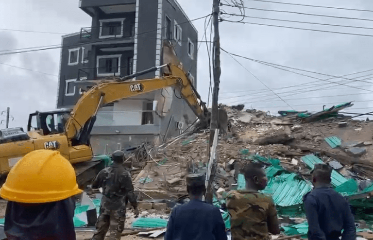 Two dead in building collapse at North Industrial Area